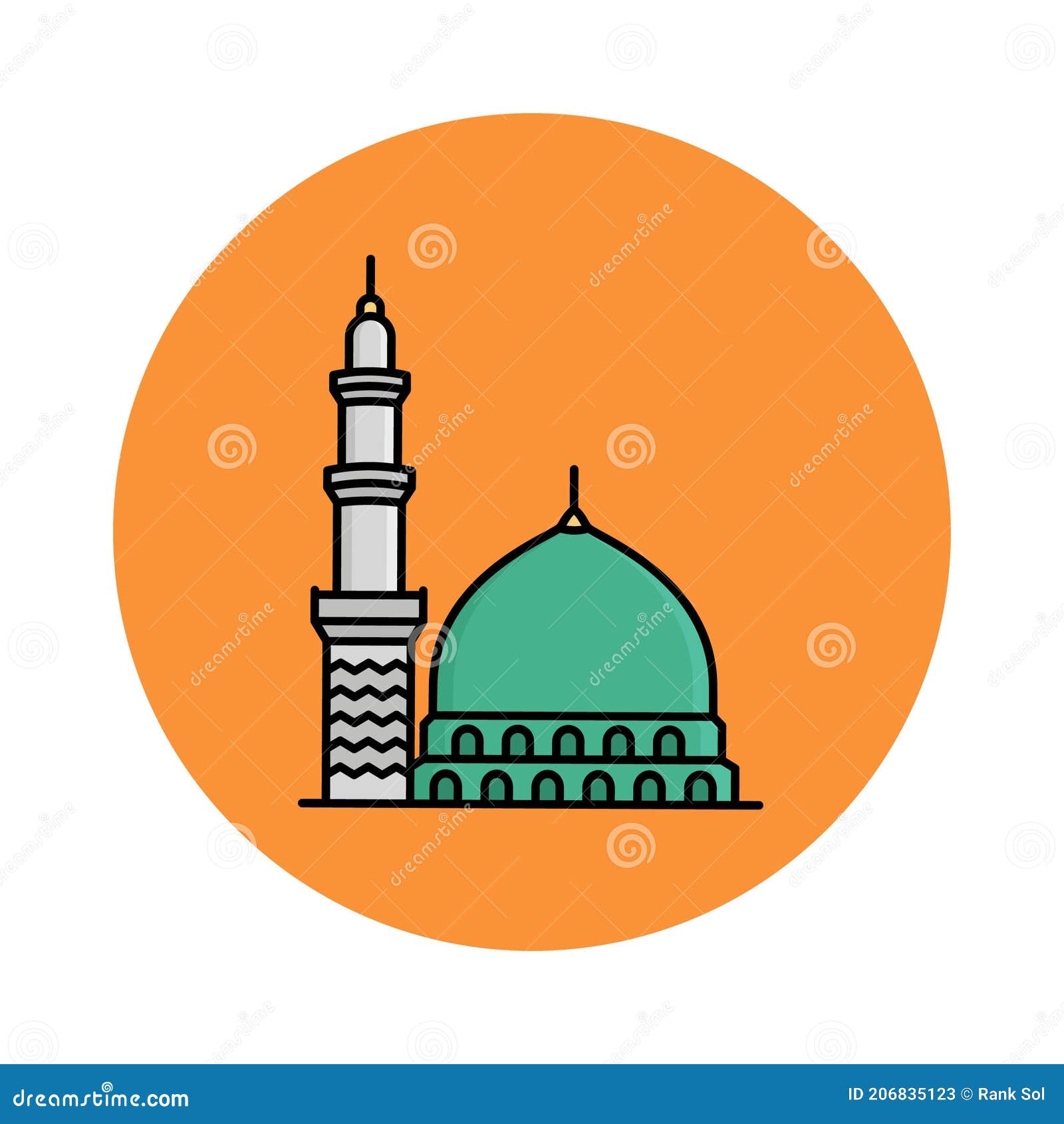 Prophet Dome Isolated Vector Icon that Can Be Easily Modified or Edited ...