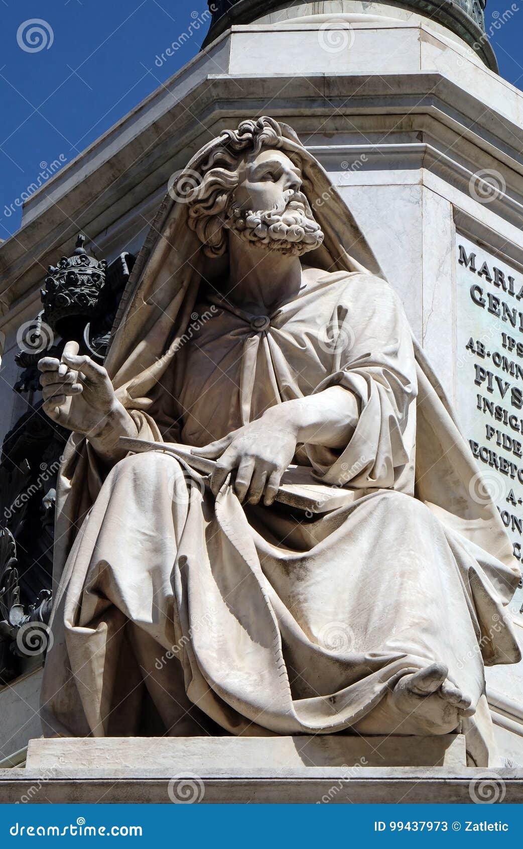 The Prophet Isaiah, Stained Glass Window In St. James Church In ...