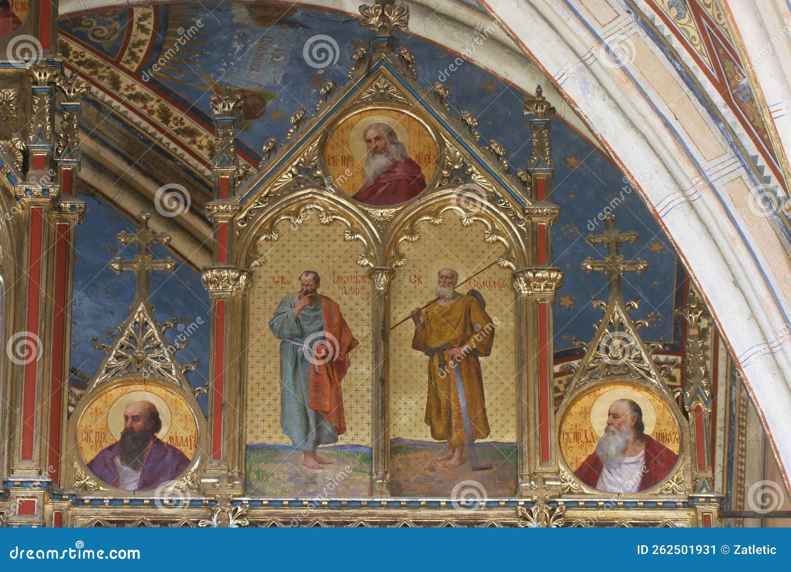 Prophet Malachi, Saints Jacob and Simon, Prophet Daniel Below, Prophet ...
