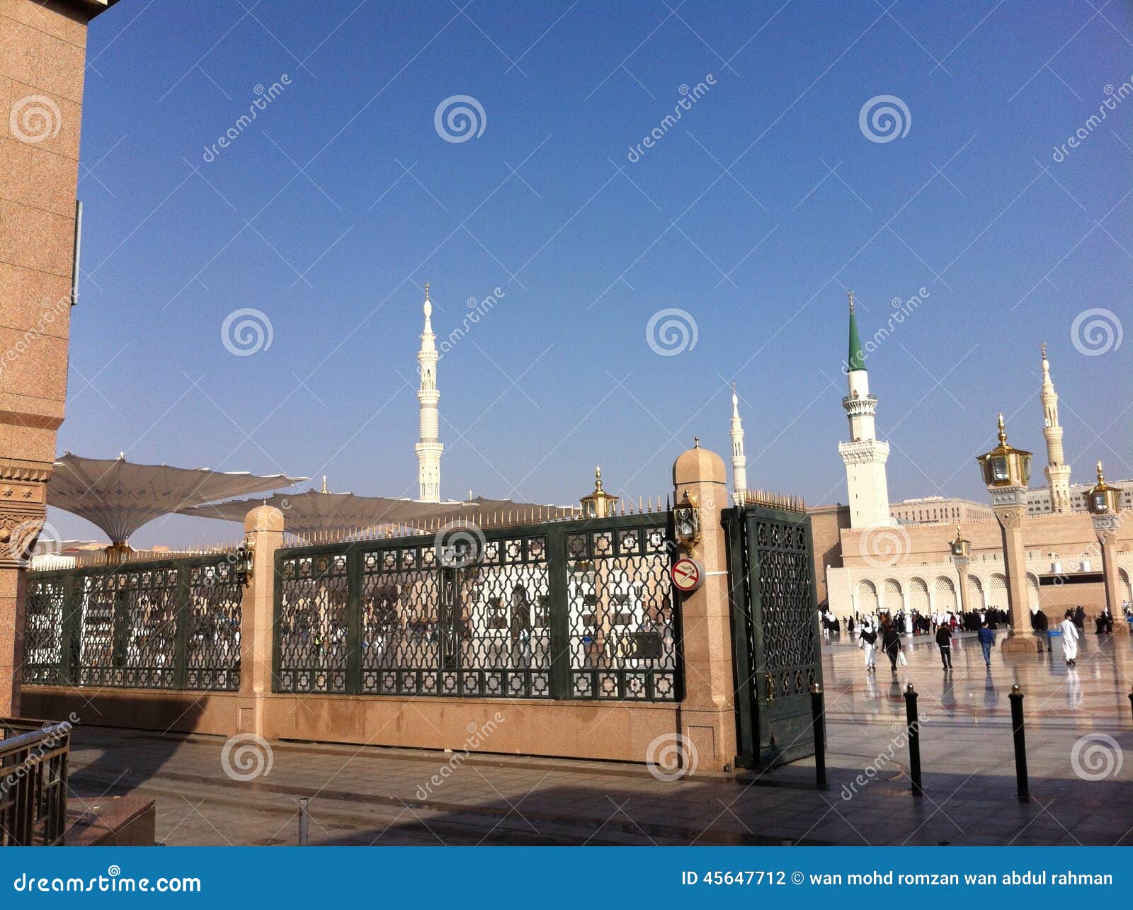 The Prophet Muhammad S Mosque Stock Photo - Image of view, mosque: 45647712