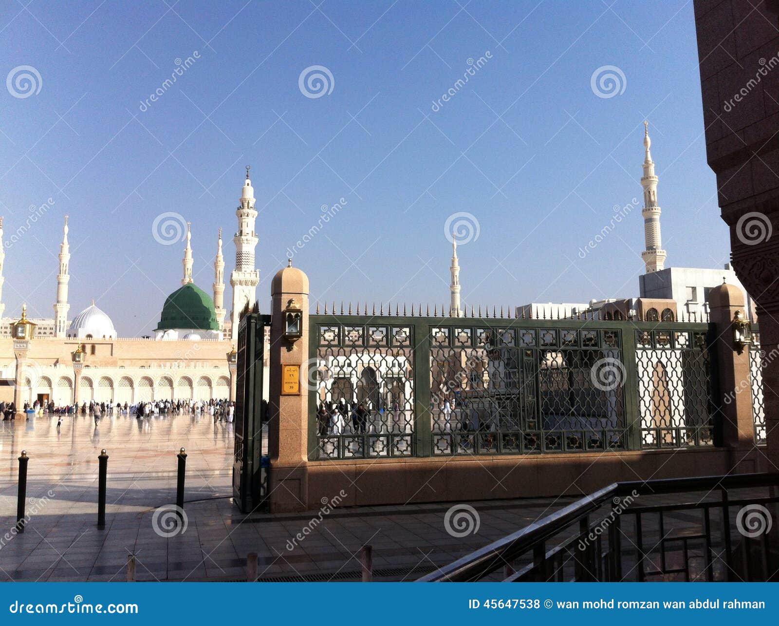Prophet Muhammad s Mosque stock photo. Image of view - 45647538