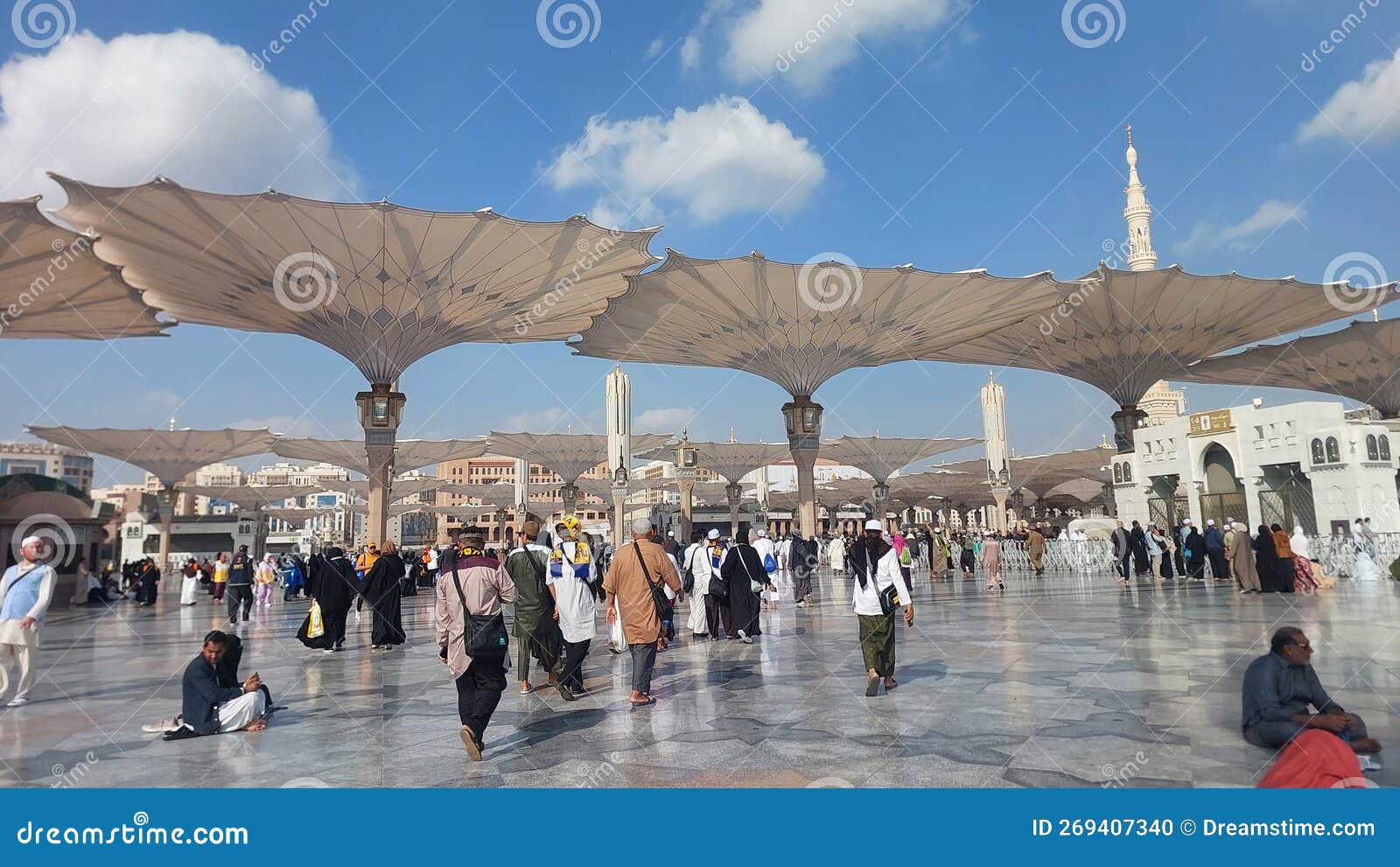 The Prophet S Mosque is Located in Medina, Saudi Arabia Editorial Image ...