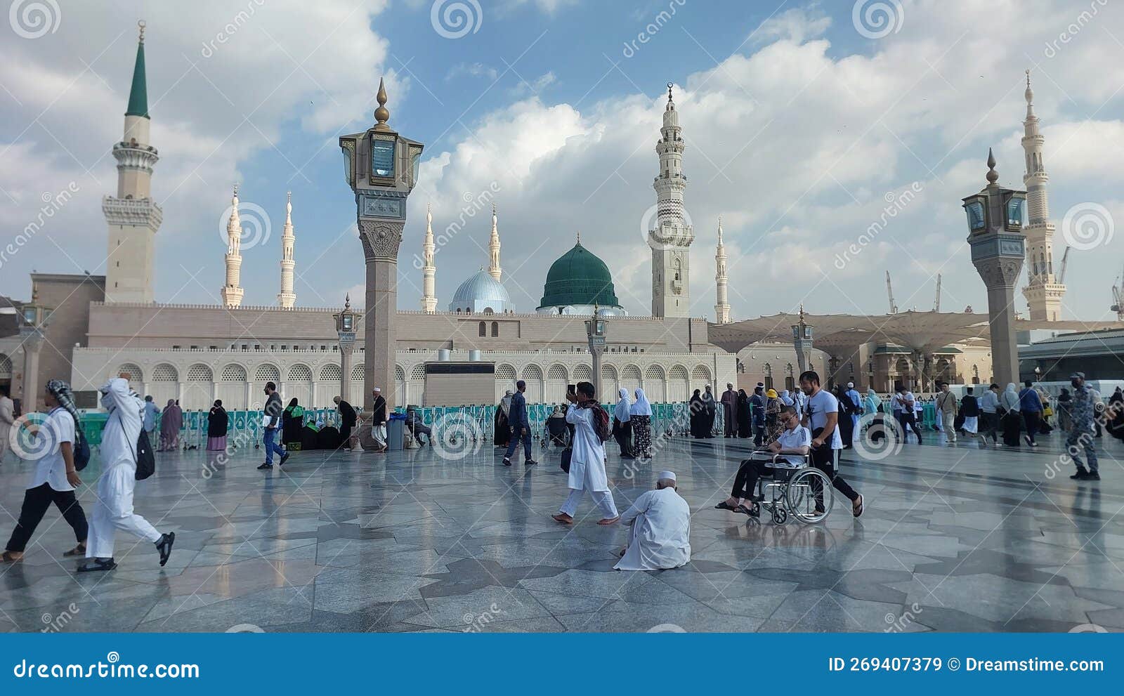 The Prophet S Mosque is Located in Medina, Saudi Arabia Editorial Stock ...