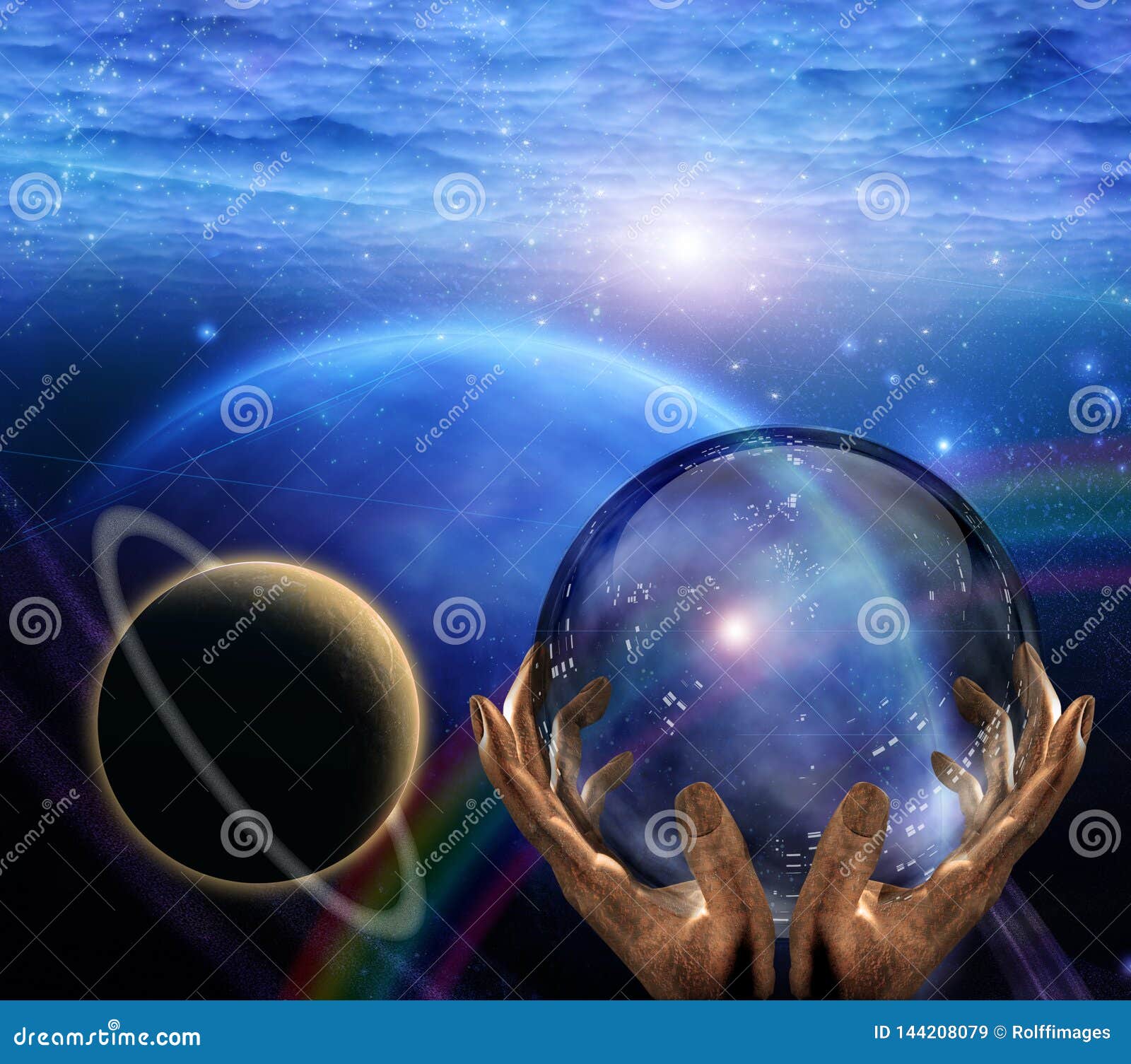 Prophet stock illustration. Illustration of magic, colorful - 144208079