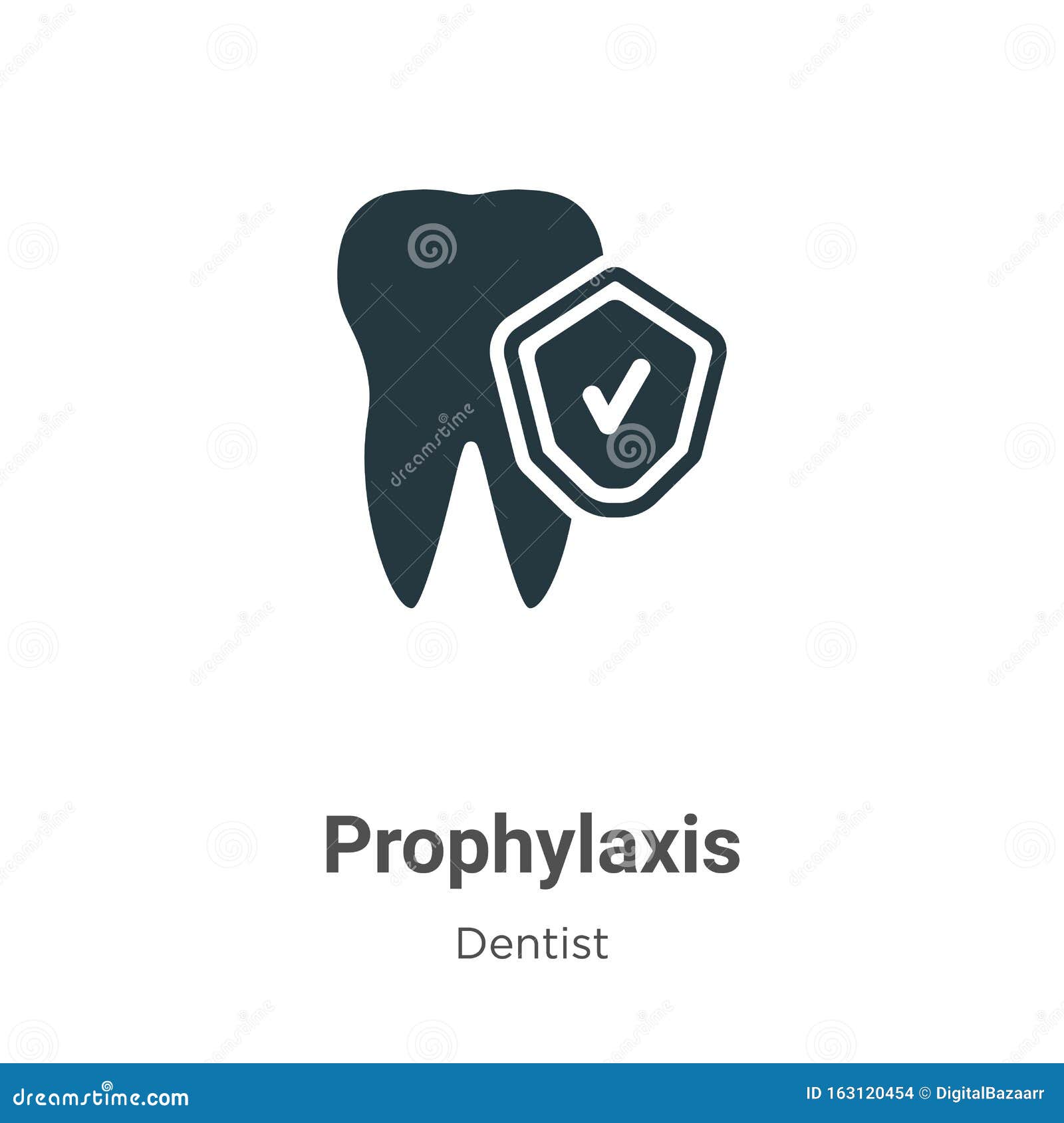 Prophylaxis Vector Icon On White Background. Flat Vector Prophylaxis ...