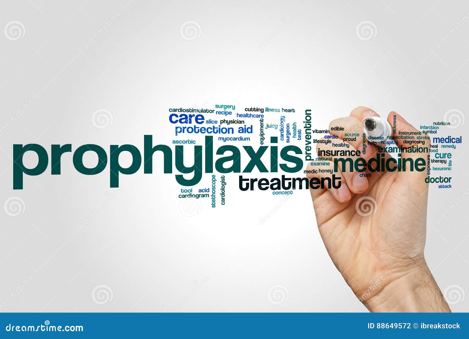 Prophylaxis word cloud stock photo. Image of life, health - 88649572