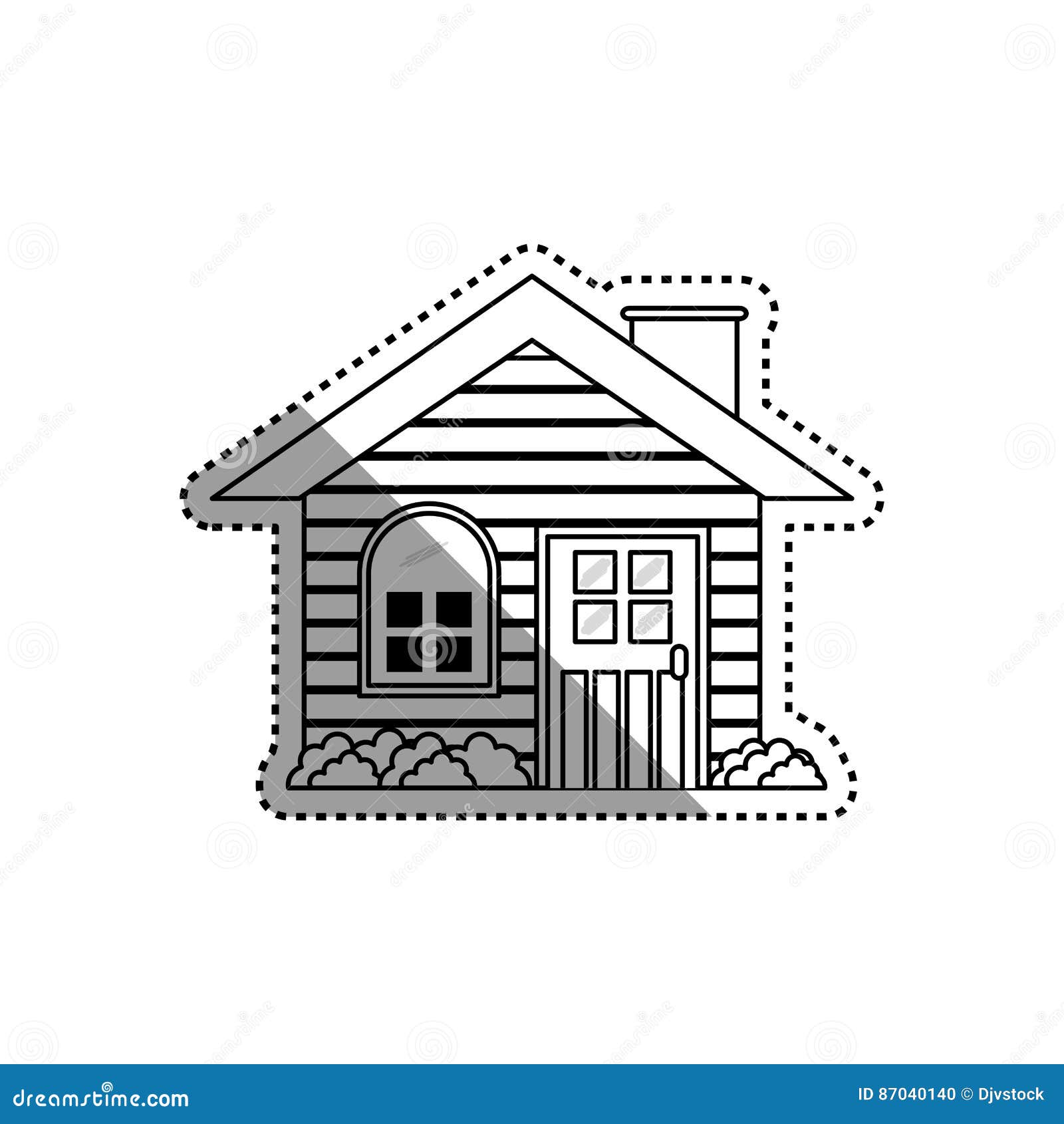 Propiedades Inmobiliarias De La Casa Stock de ilustración - Ilustración ...