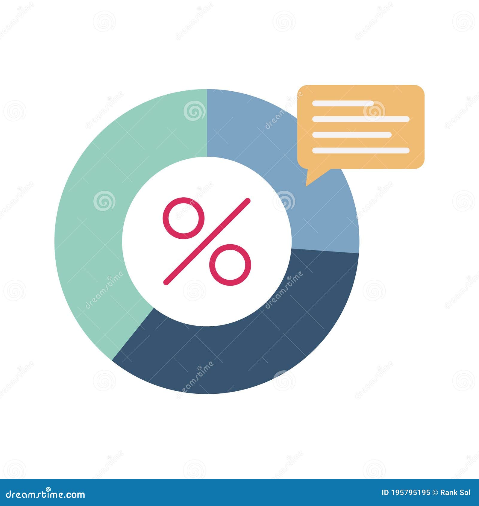 Proportion Flat Vector Icon Which Can Easily Modify or Edit Stock ...