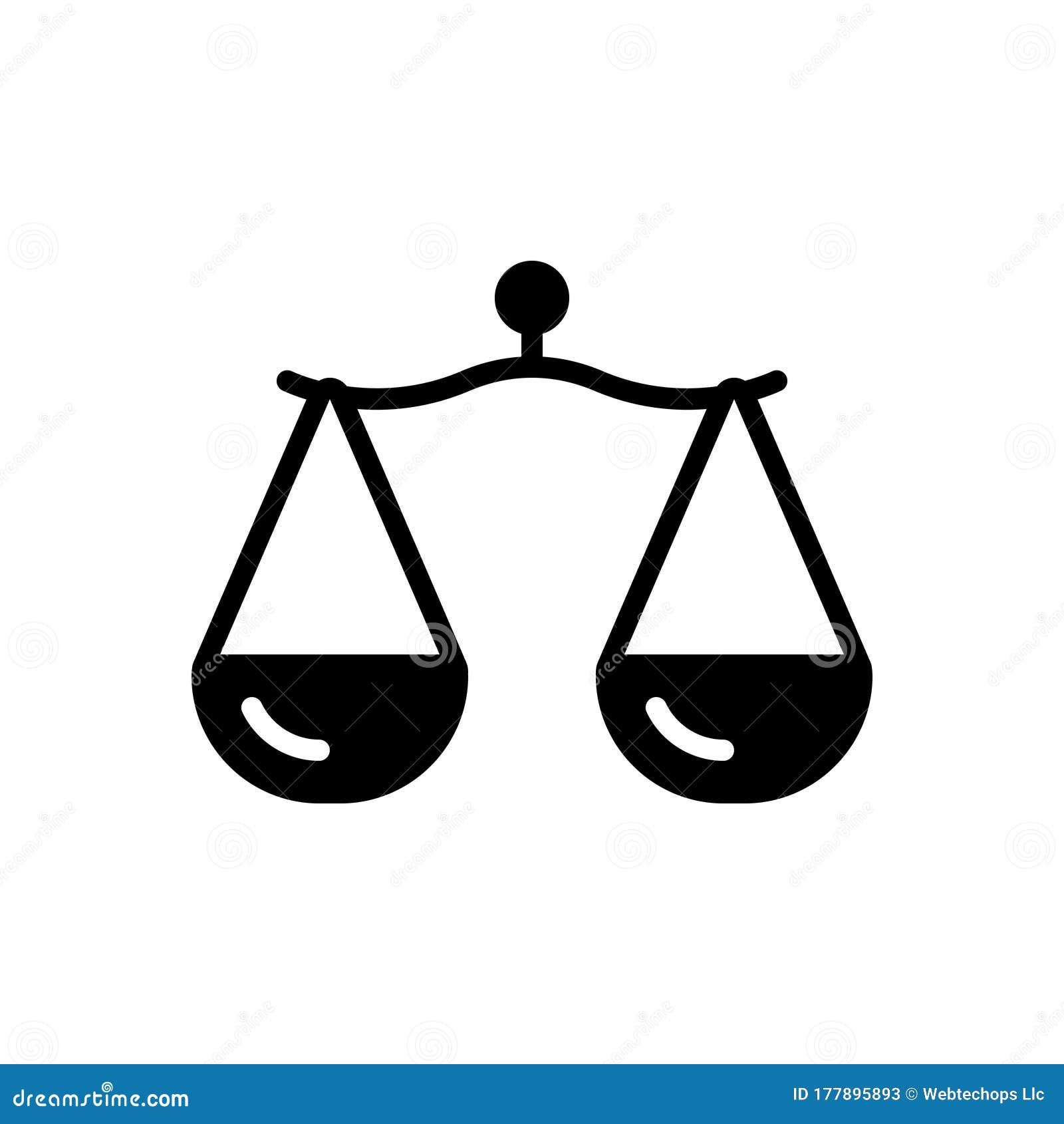 Black Solid Icon for Proportion, Comparison and Libra Stock Vector ...