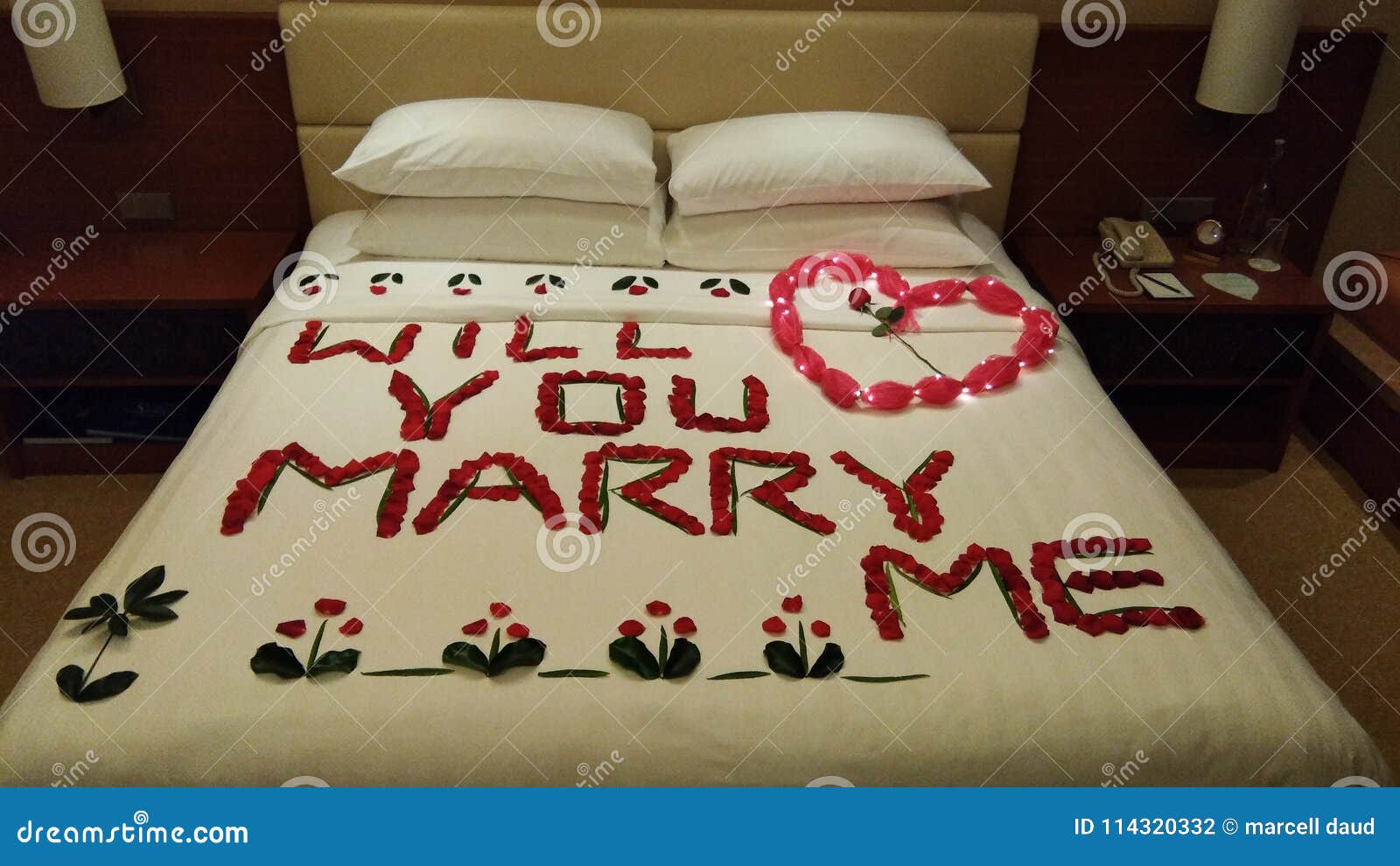 Proposal decorating stock photo. Image of proposal, decorating - 114320332