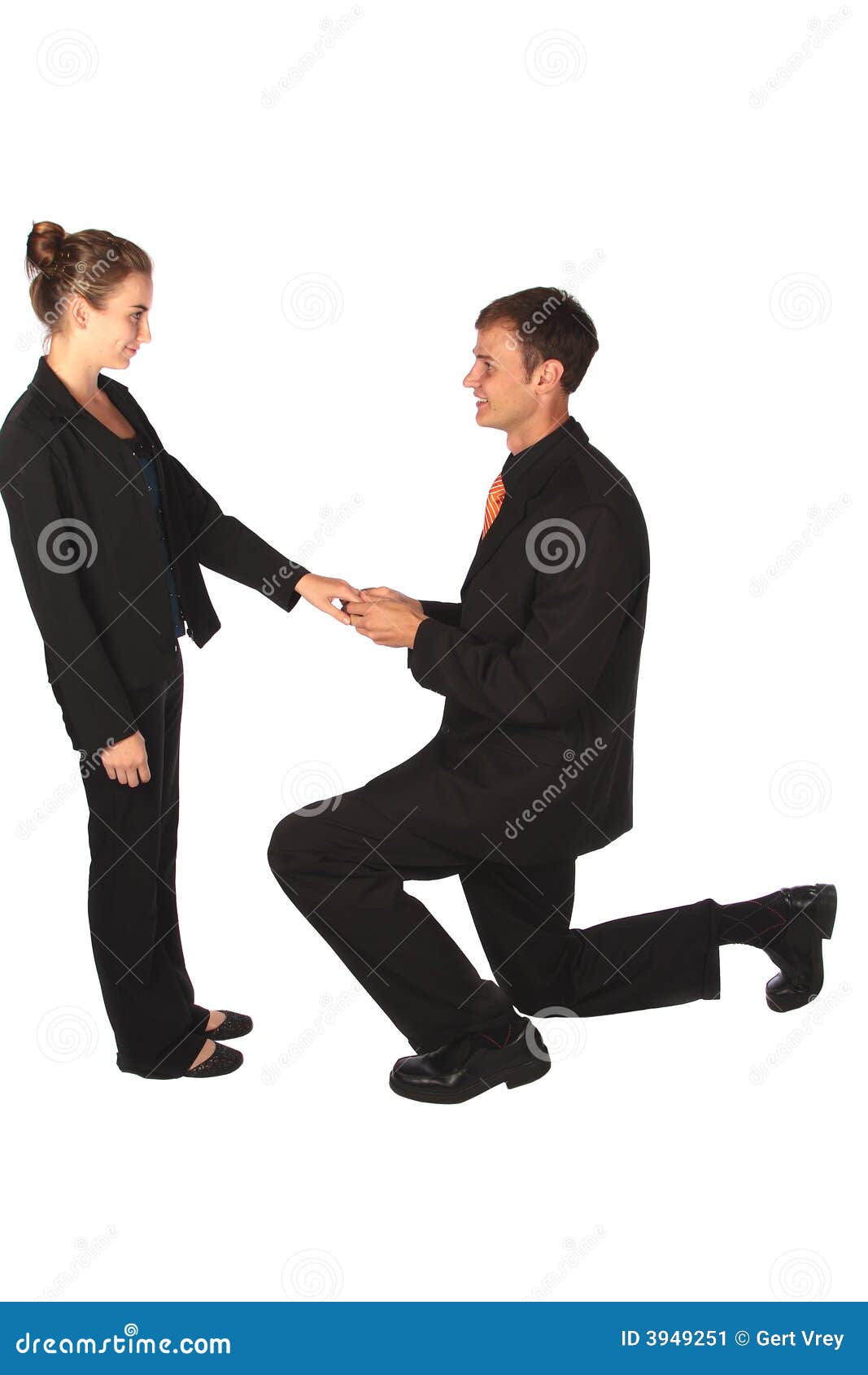 Proposing stock image. Image of bonding, female, lovers - 3949251