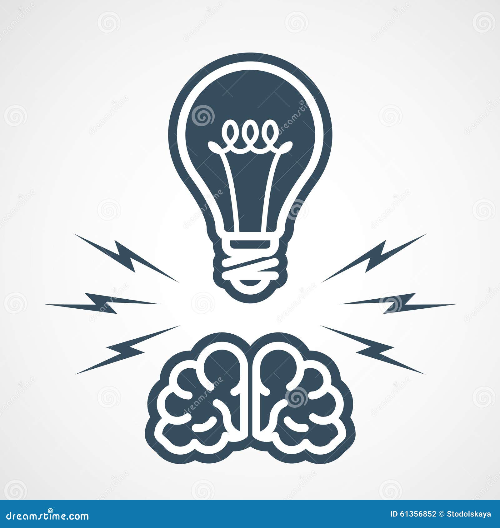 Propriedade Intelectual - Poder Da Mente Ilustração do Vetor ...