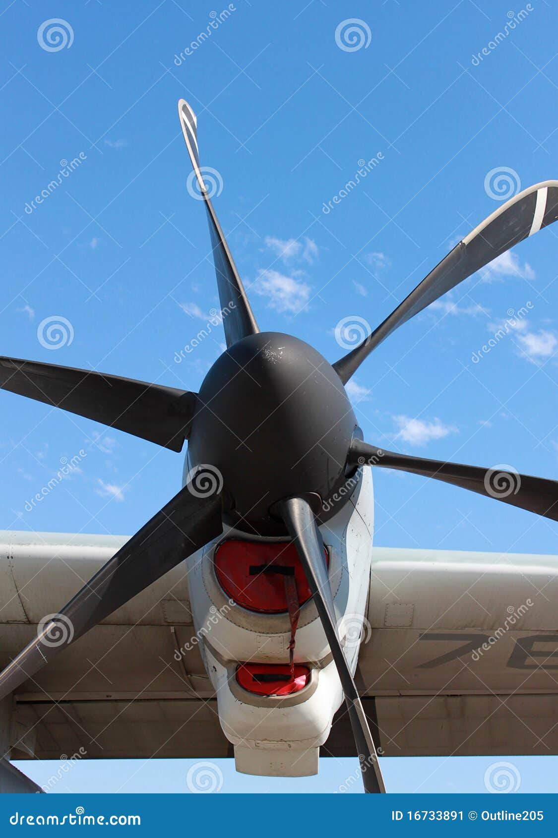 Propulseur d'avion image stock. Image of avion, ailes - 16733891