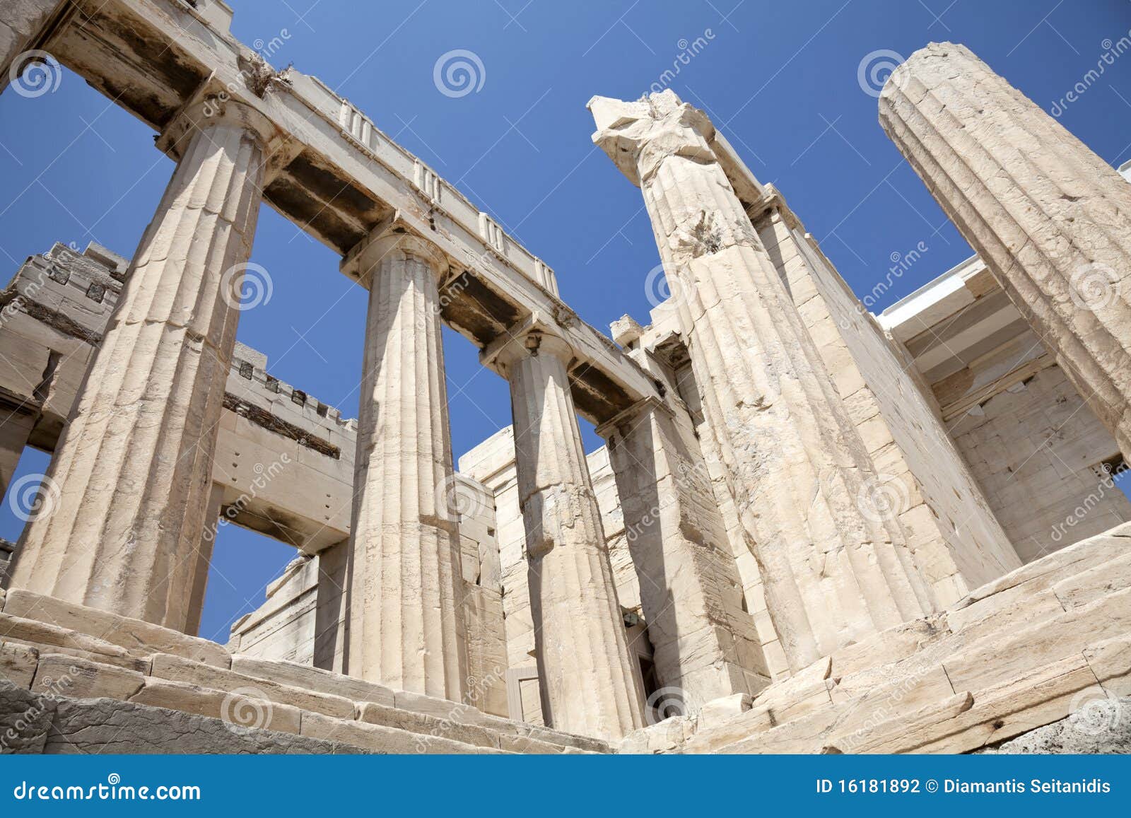 Propylaea / Acropolis stock photo. Image of temple, acropolis - 16181892