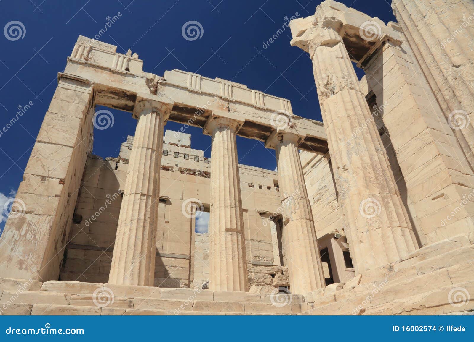 Propylaea of Acropolis, Athens, Greece Stock Photo - Image of marble ...