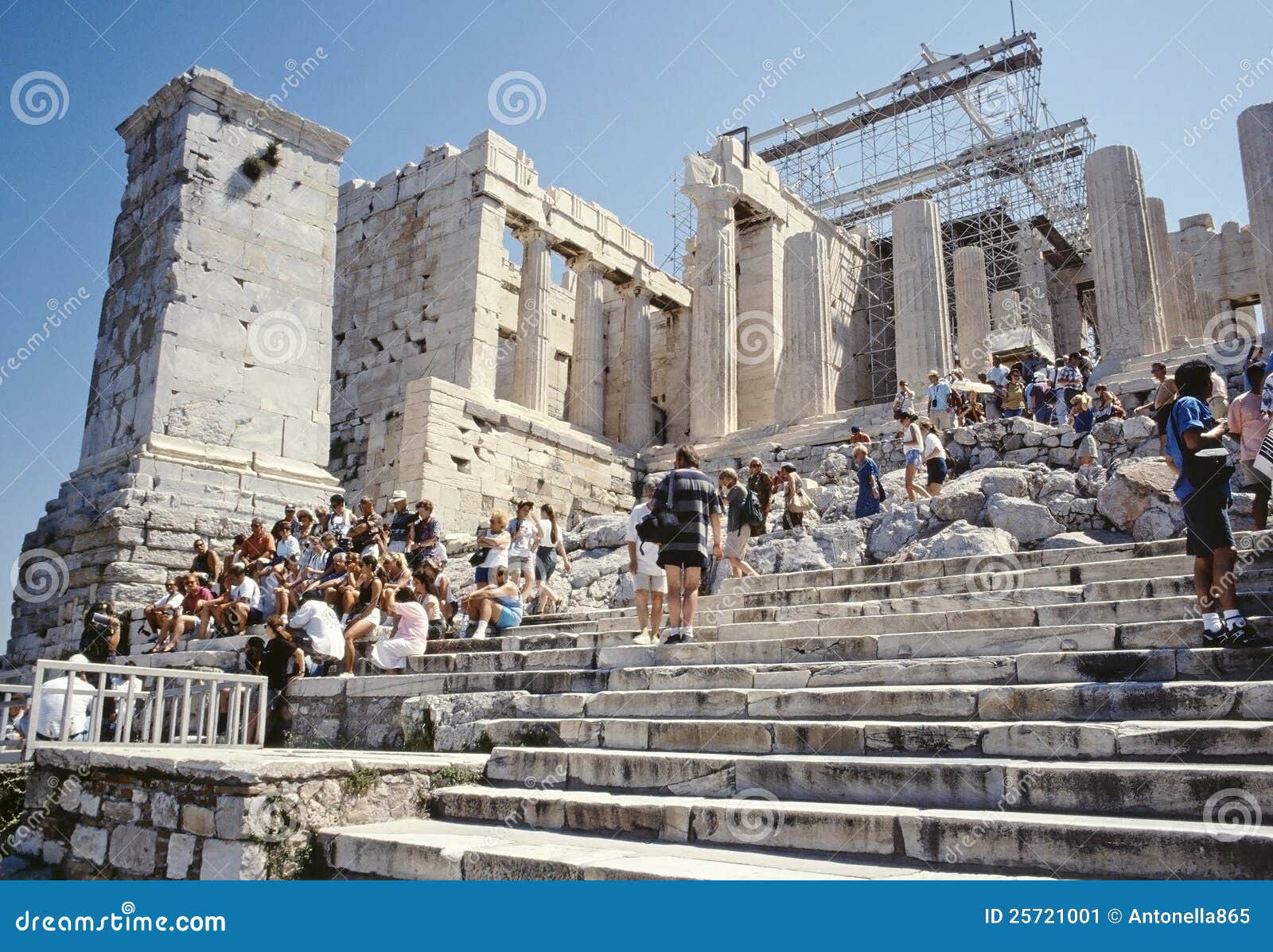 Propylaea of the Athenian Acropolis Editorial Photo - Image of culture ...