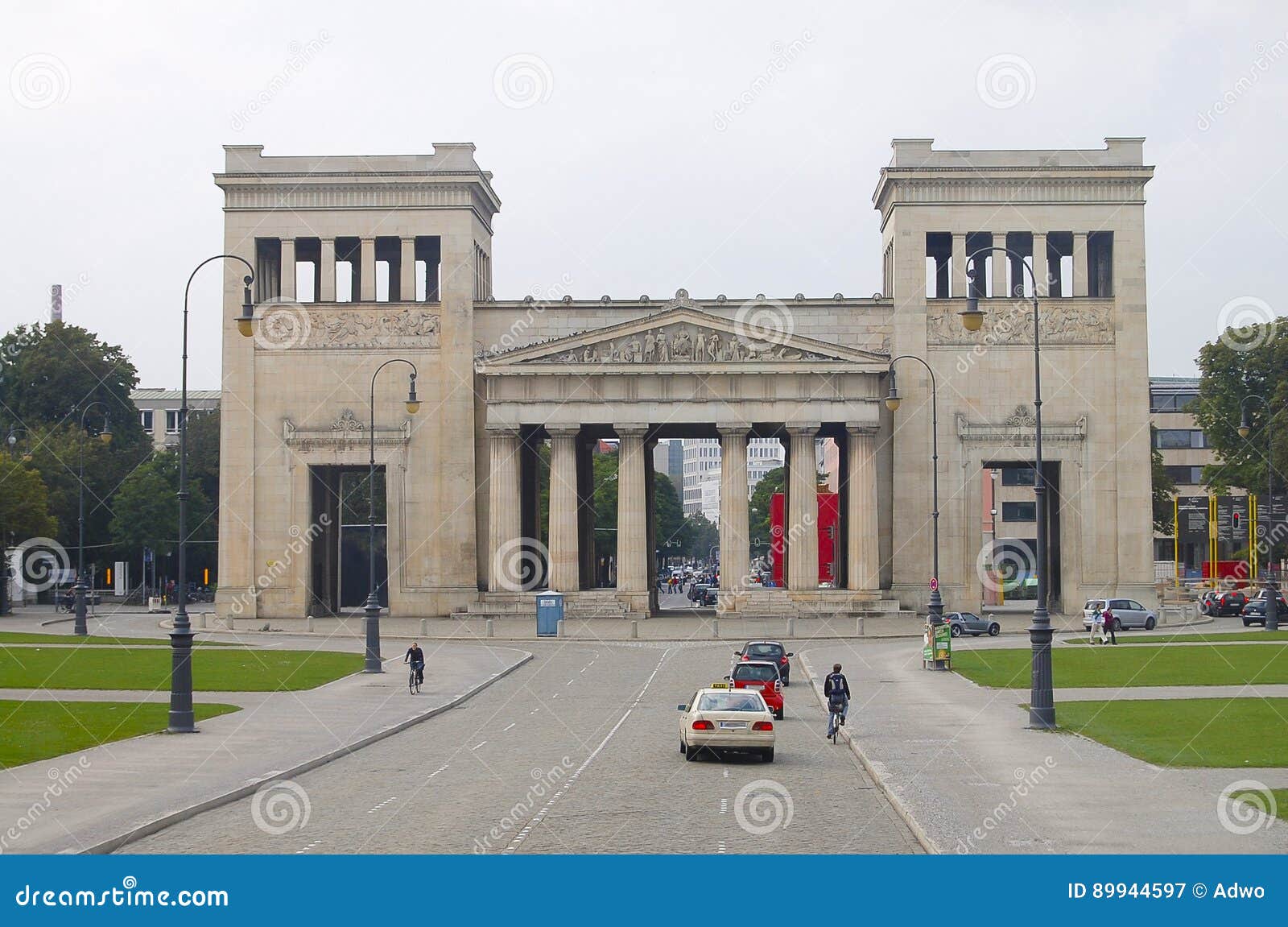Propylaea City Gate - Munich - Germany Stock Image - Image of monument ...