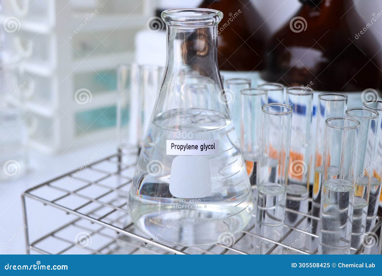 Propylene Glycol in Container, Chemical Analysis in Laboratory Stock ...