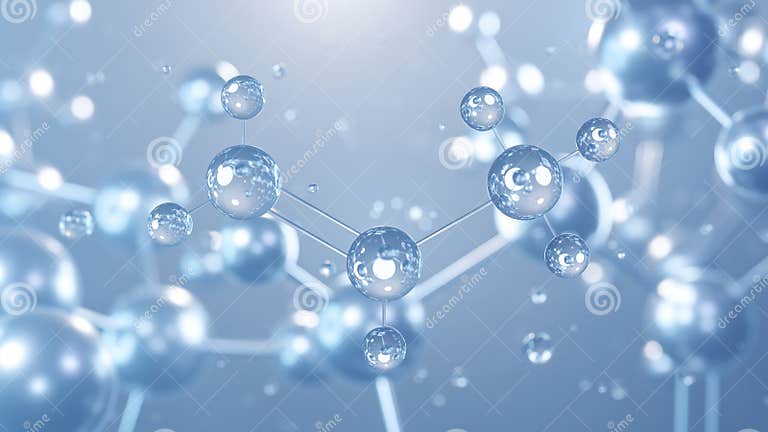 Propylene Molecular Structure 3d, Flat Model, Propene, Structural ...