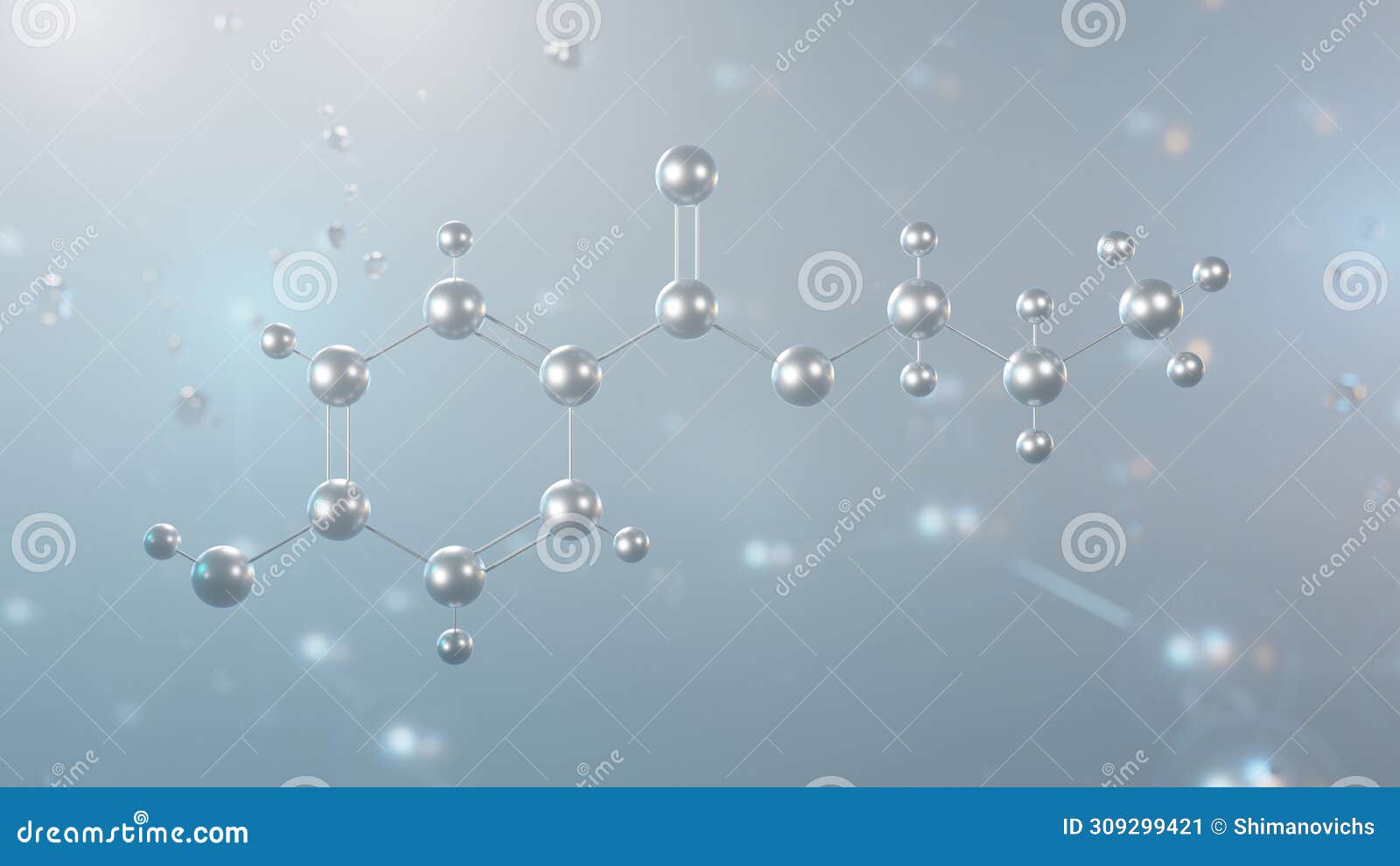 Propylparaben Molecular Structure, 3d Model Molecule, N-propyl Ester ...