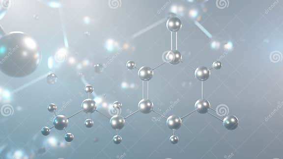 Propylthiouracil Molecular Structure, 3d Model Molecule, Antithyroid ...