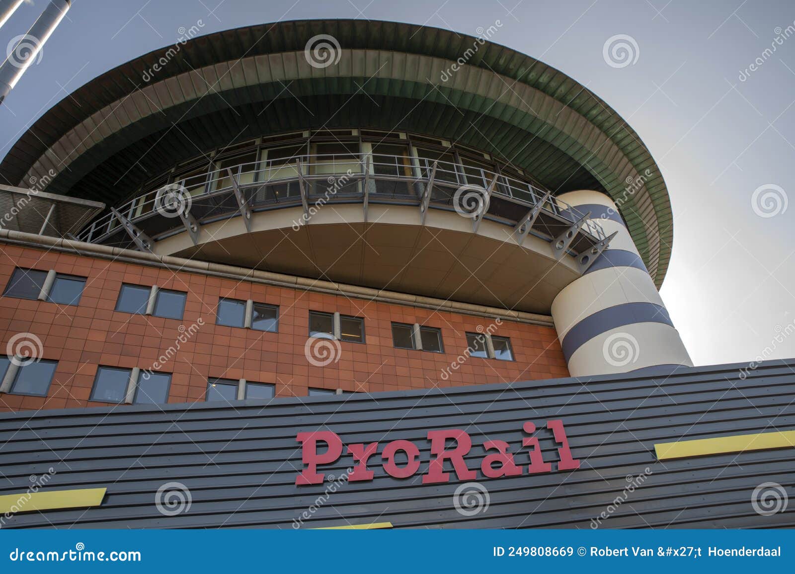 Prorail Building at Amsterdam the Netherlands 17-3-2022 Editorial Stock ...