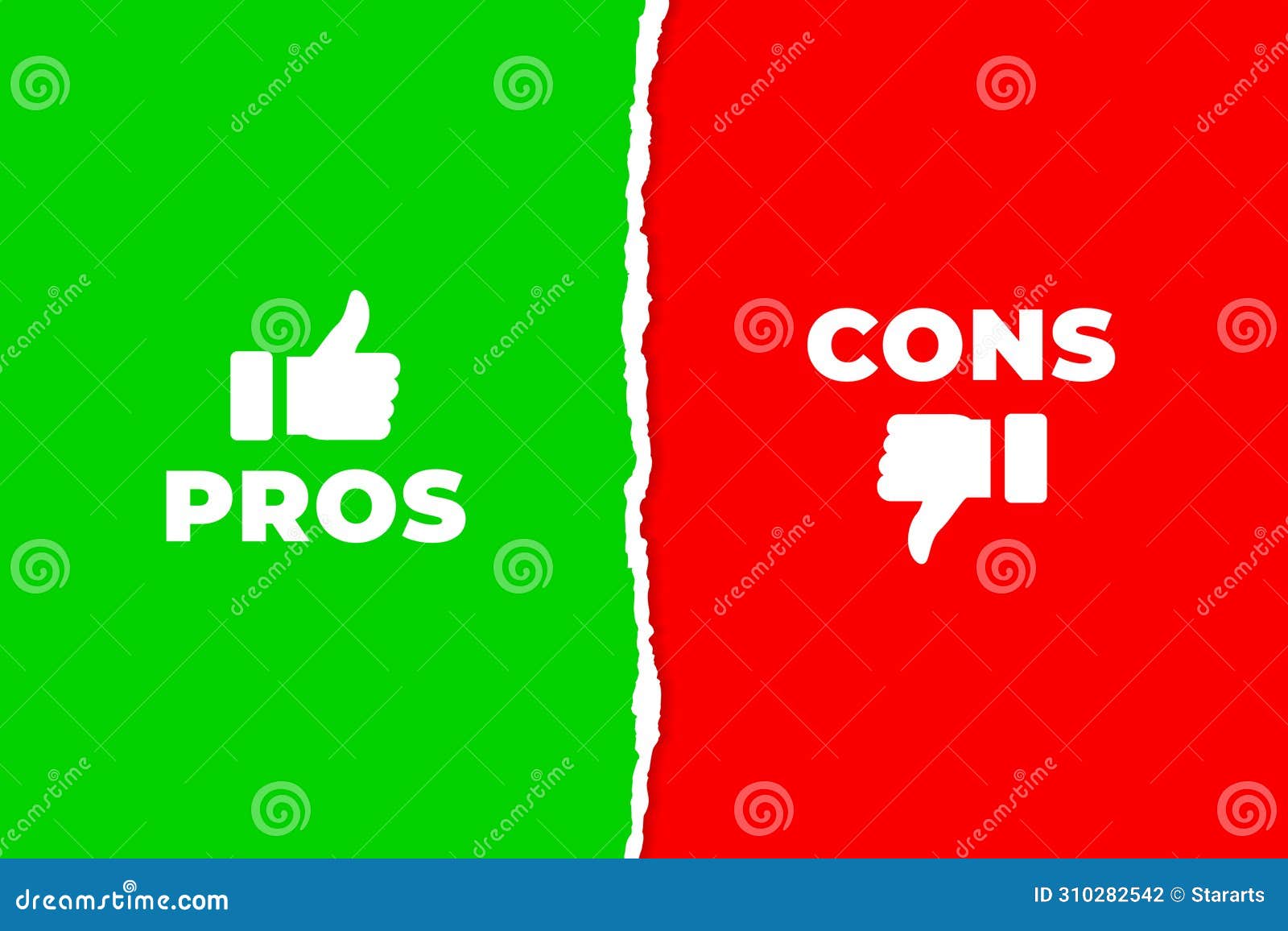 Pros and Cons Compare Icon in Paper Torn Style Stock Vector ...