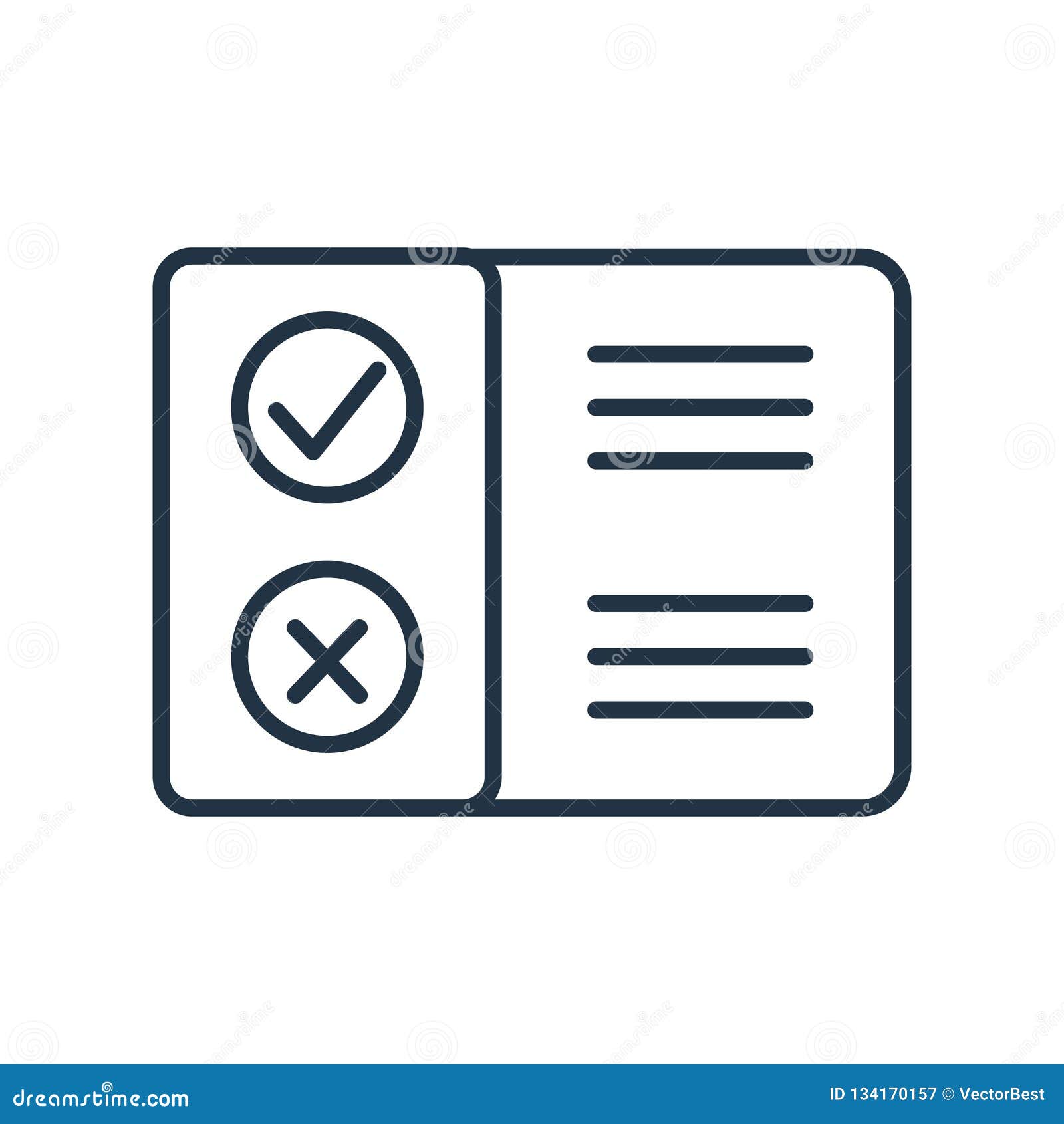 Pros and Cons Icon Vector Isolated on White Background, Pros and Cons ...