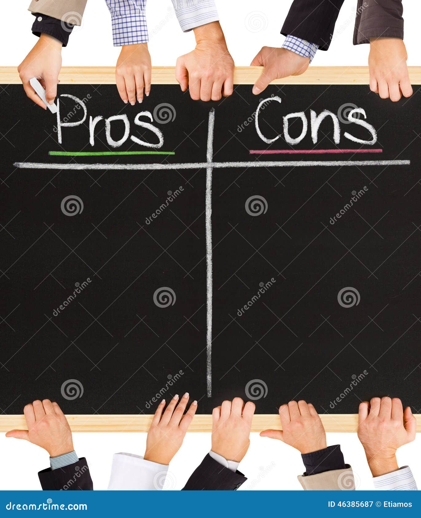 Pros Cons stock image. Image of business, market, idea - 46385687