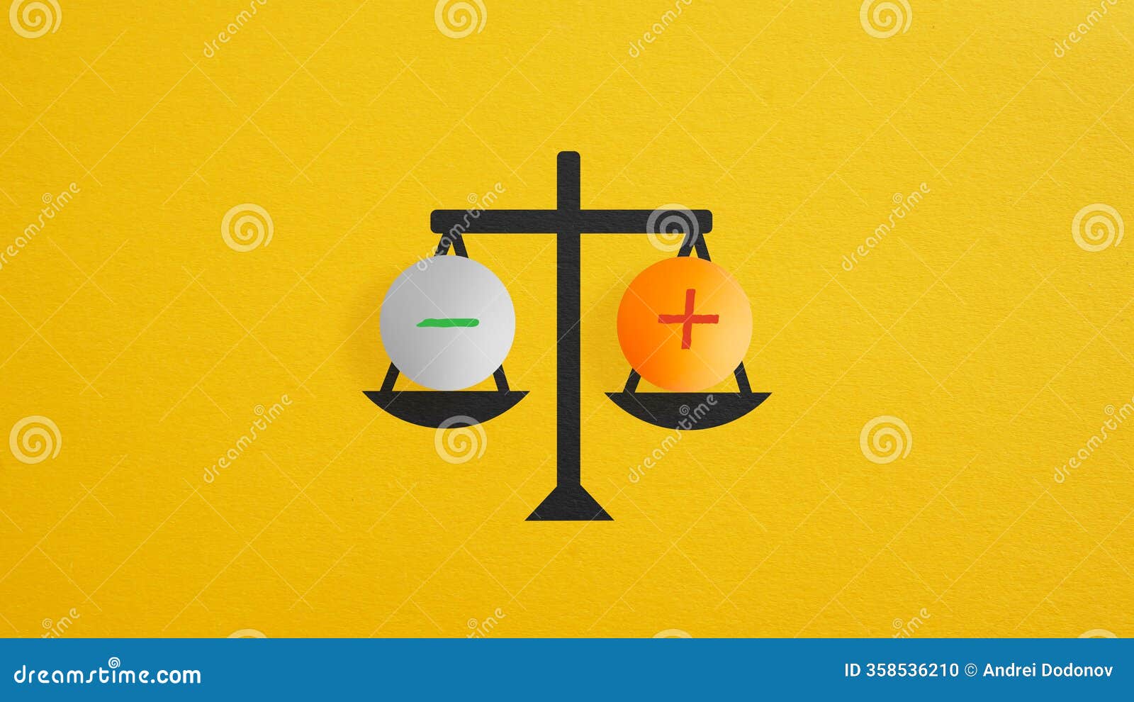 Pros and Cons Scale As Value, Solution and Rationality. Plus and Minus ...