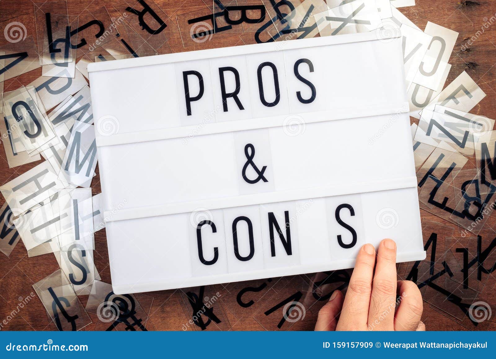 Pros and Cons Text on Lightbox Stock Image - Image of insert, quality ... Pros and Cons Text on Lightbox Stock Image - Image of insert, quality ...