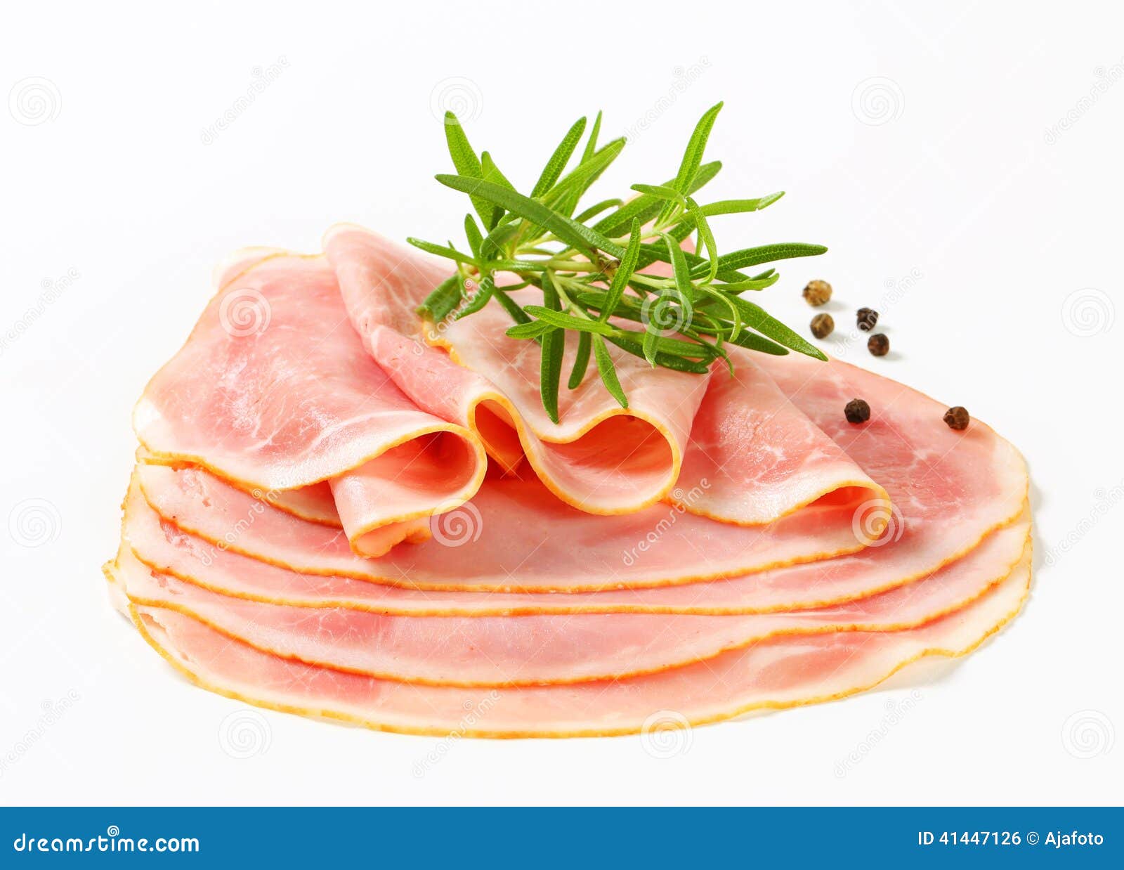 Prosciutto Cotto stock photo. Image of gourmet, studio - 41447126