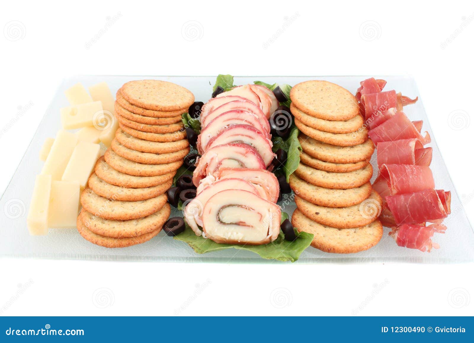 Prosciutto and Mozzerella Roll Stock Photo - Image of salty, appetizer ...