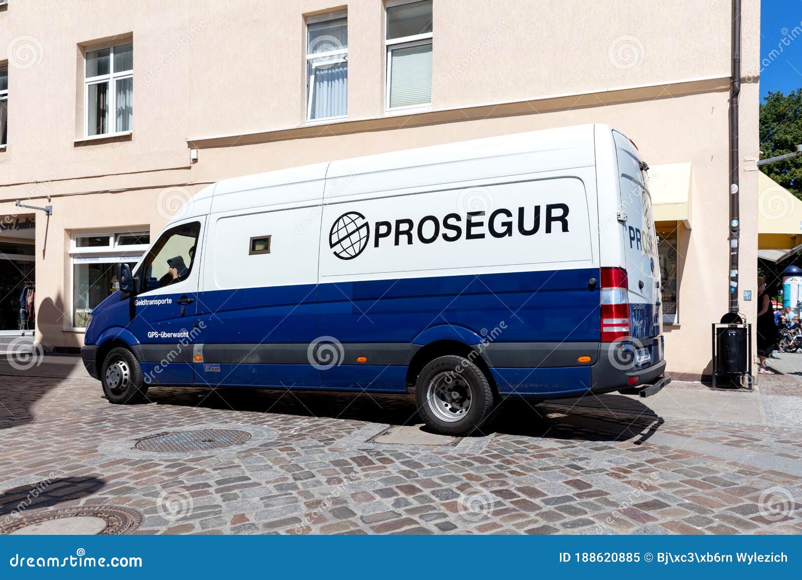 Prosegur Security Van At The Shopping Street Kurfurstendamm In Berlin ...