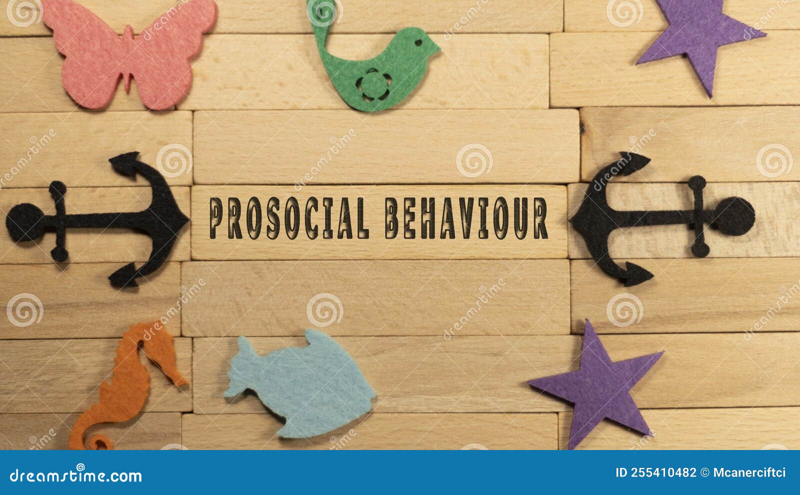 Prosocial Behavior Written on Wooden Cube. Education and Child ...