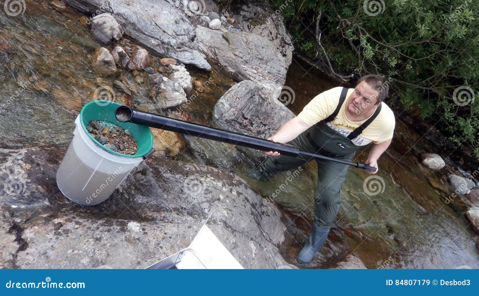 Prospecting for Gold stock image. Image of rock, scotland - 84807179