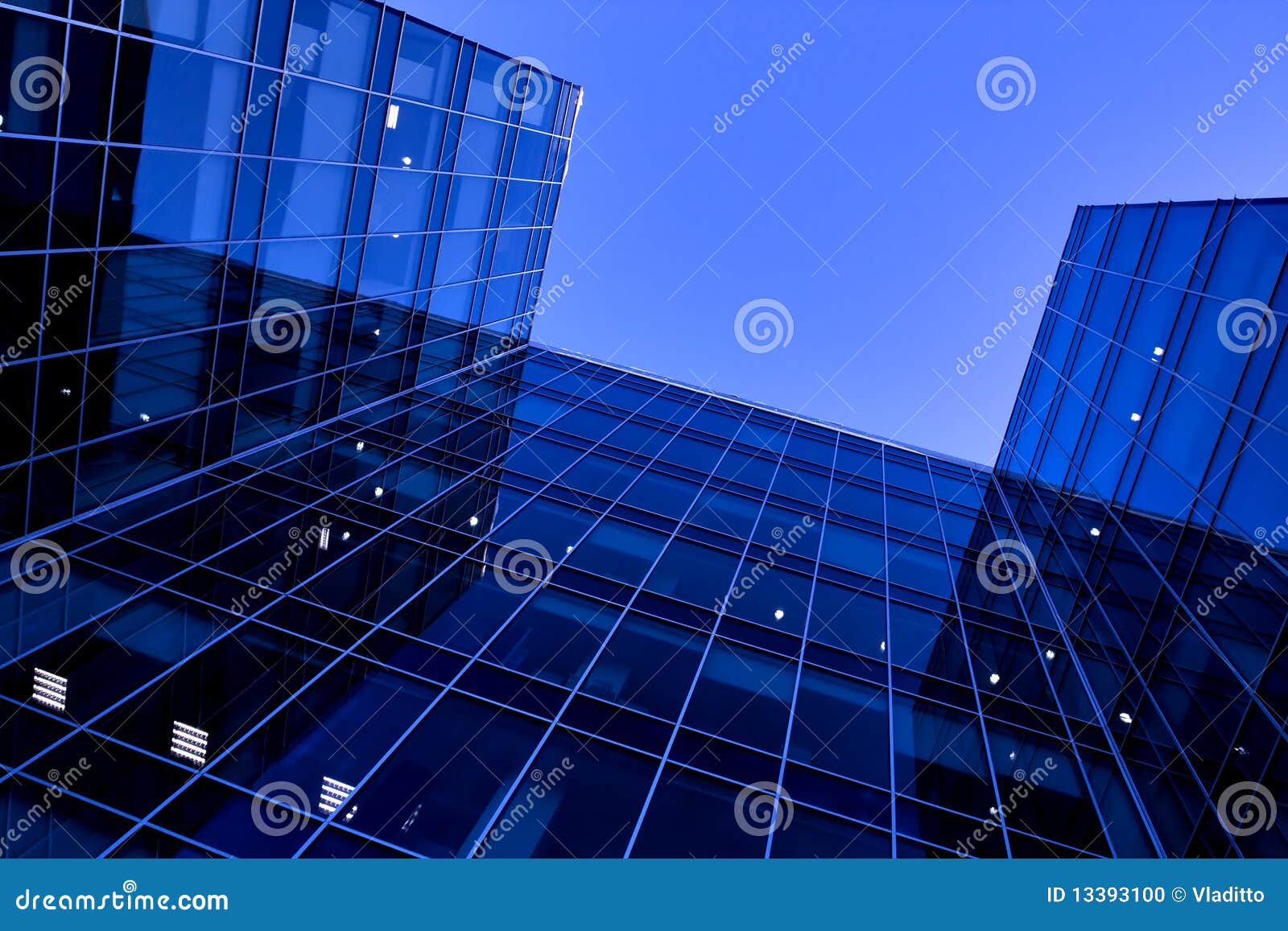 Prospective View To New Modern Building Stock Photo - Image of angle ...