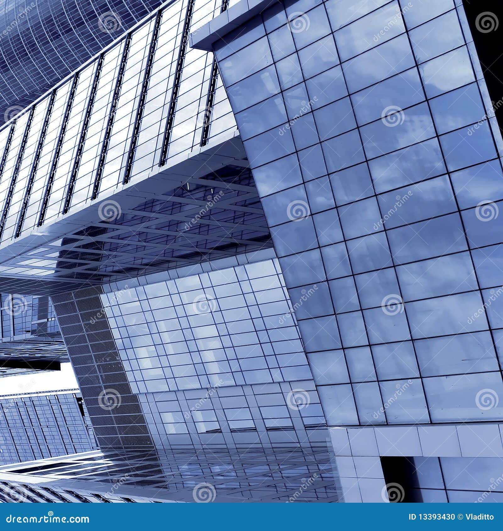 Prospective View To New Modern Building Stock Photo - Image of dwelling ...