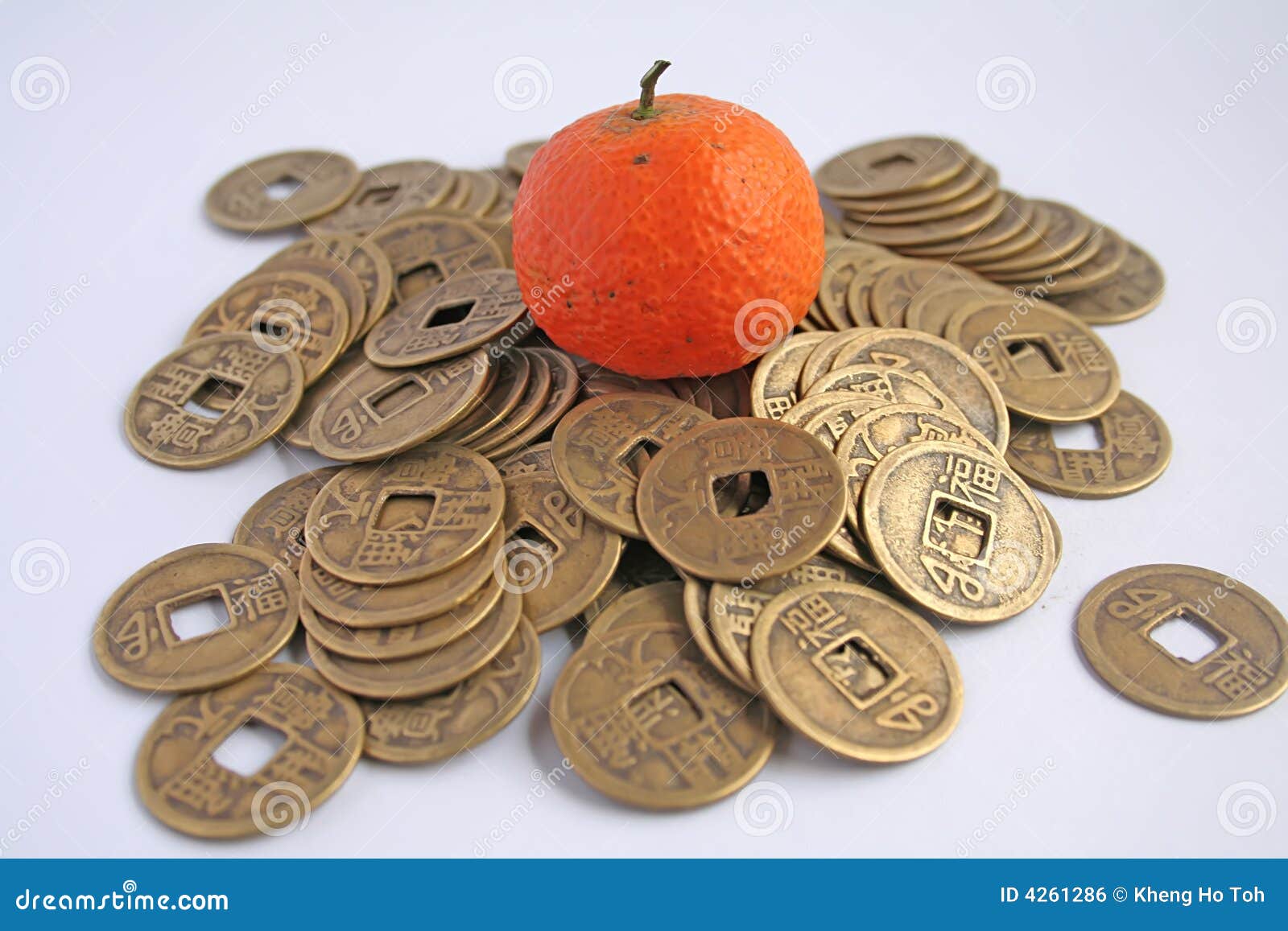 Prosperity Symbols in Asia stock photo. Image of greetings - 4261286