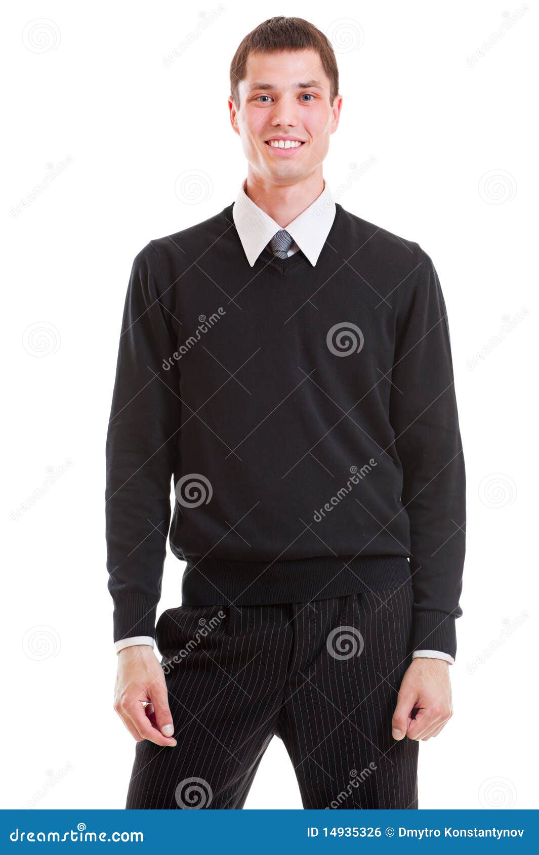 Prosperous Young Businessman Stock Photo - Image of happy, human: 14935326