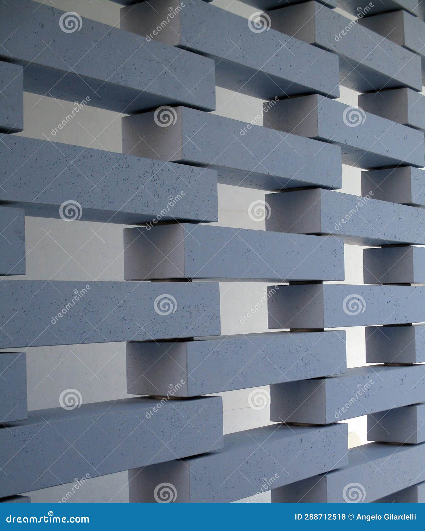 Prospettive Texture of Gray Brick Structure Partition Wall Forming a ...