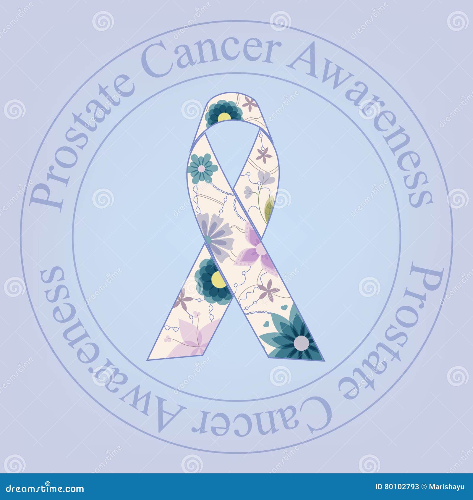 Prostate Cancer Awareness Stamp Vintage Stock Illustration ...