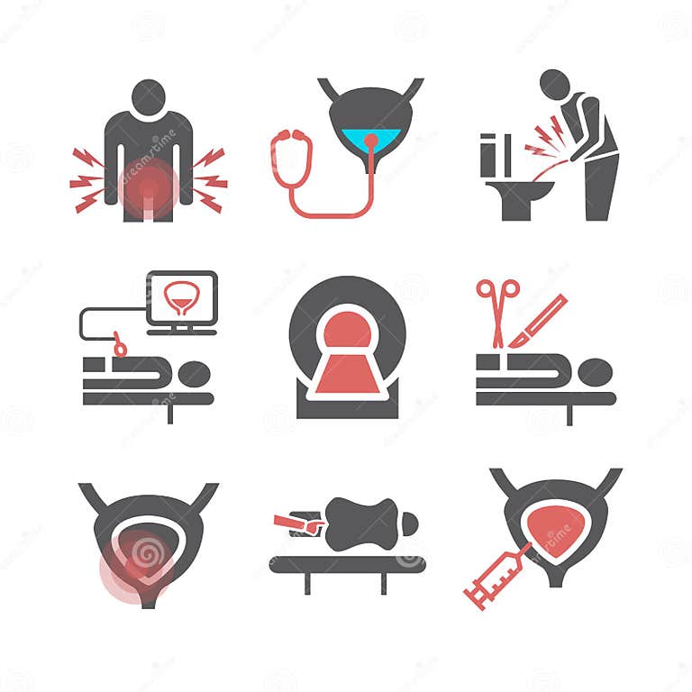 Prostate Cancer Symptoms Causes Treatment Vector Signs For Web