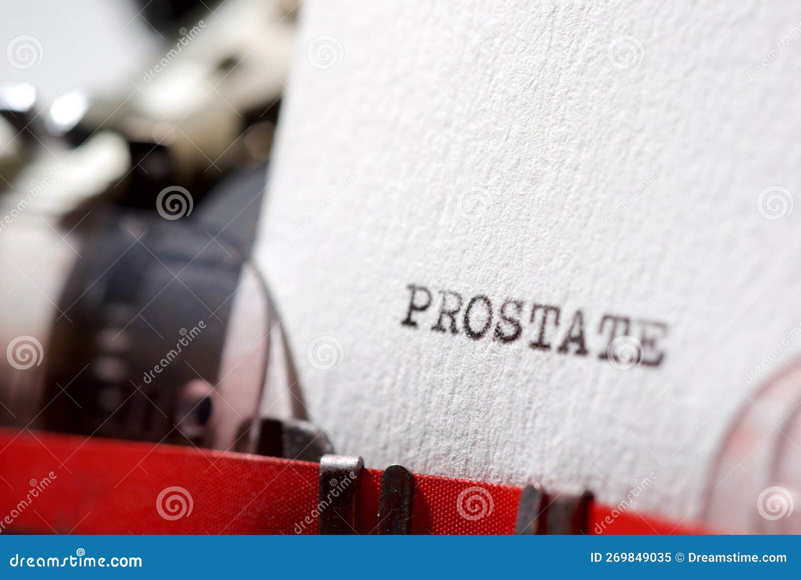 Prostate concept view stock image. Image of cancer, message - 269849035