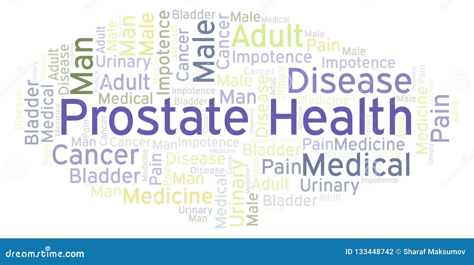 Prostate Health word cloud stock illustration. Illustration of pain ...