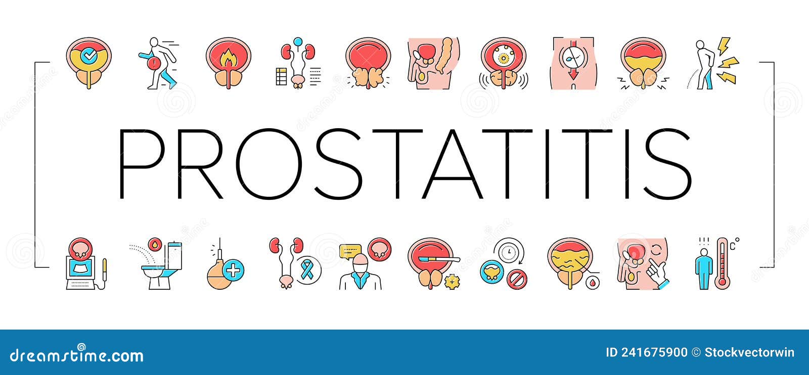 Prostatitis Concept Vector For Medical Website, Blog, App, Header ...