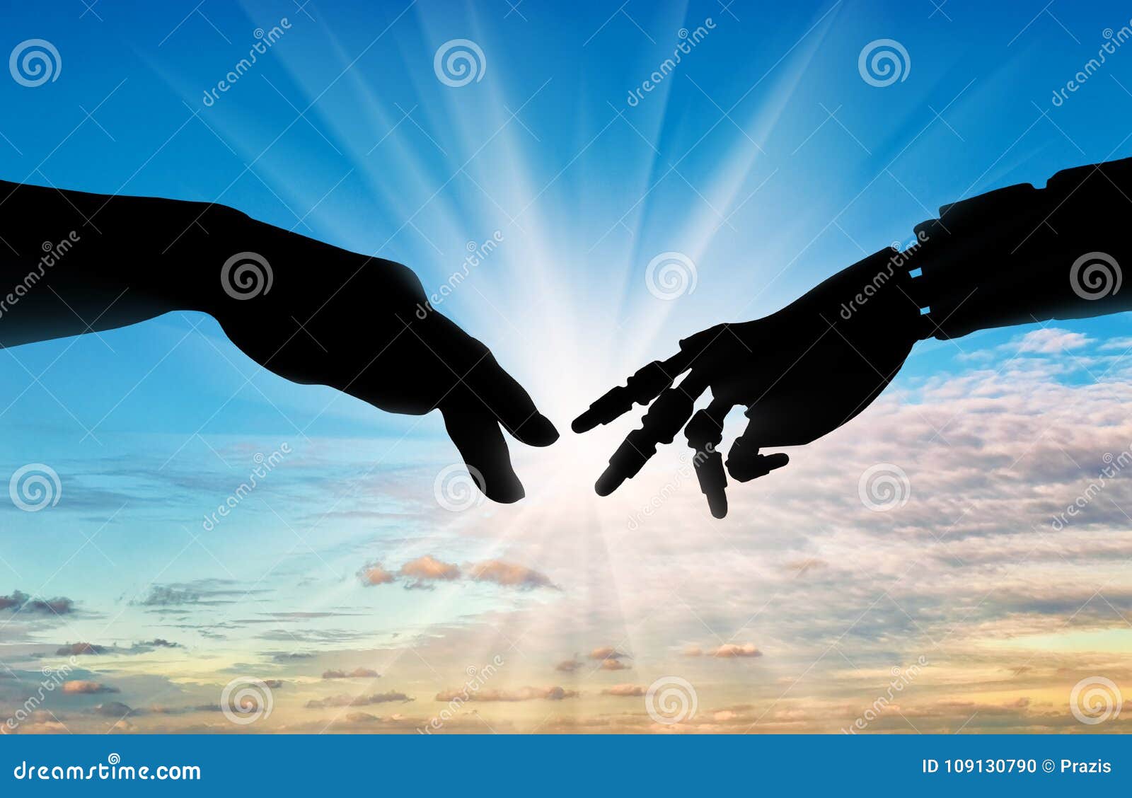 Bionic Hand. Demonstration Of Modern Technology Of Limb Prosthetics ...