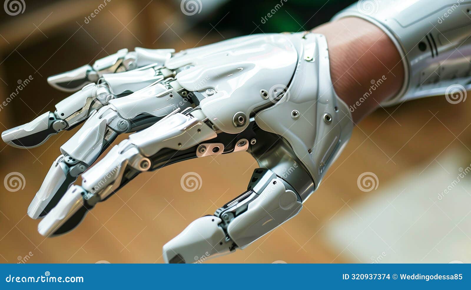 Red Robotic Arm In A Modern Automobile Assembly Line Royalty-Free Stock ...