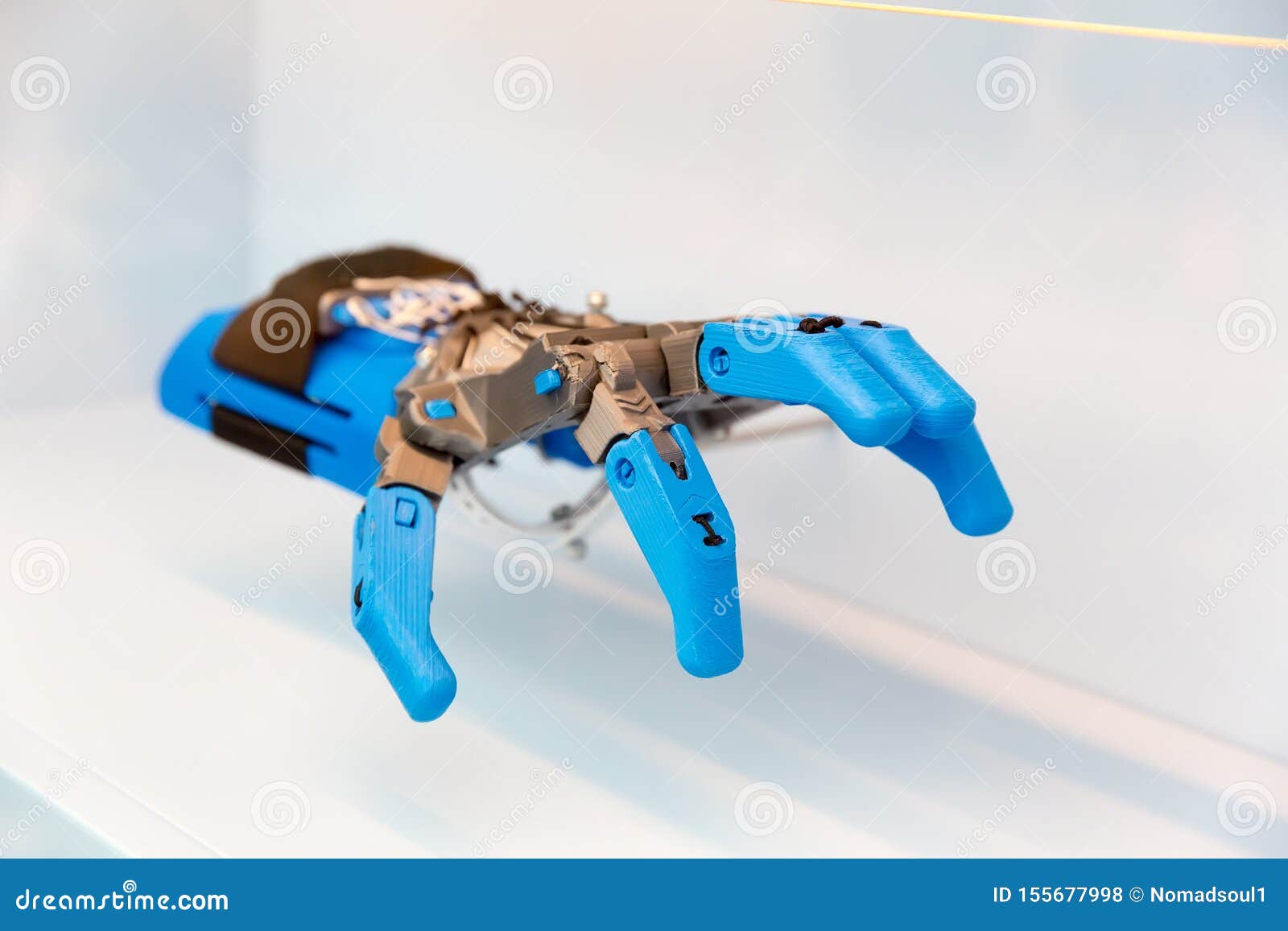Prosthesis of Human Hand, Mechanical Part Stock Photo - Image of human ...