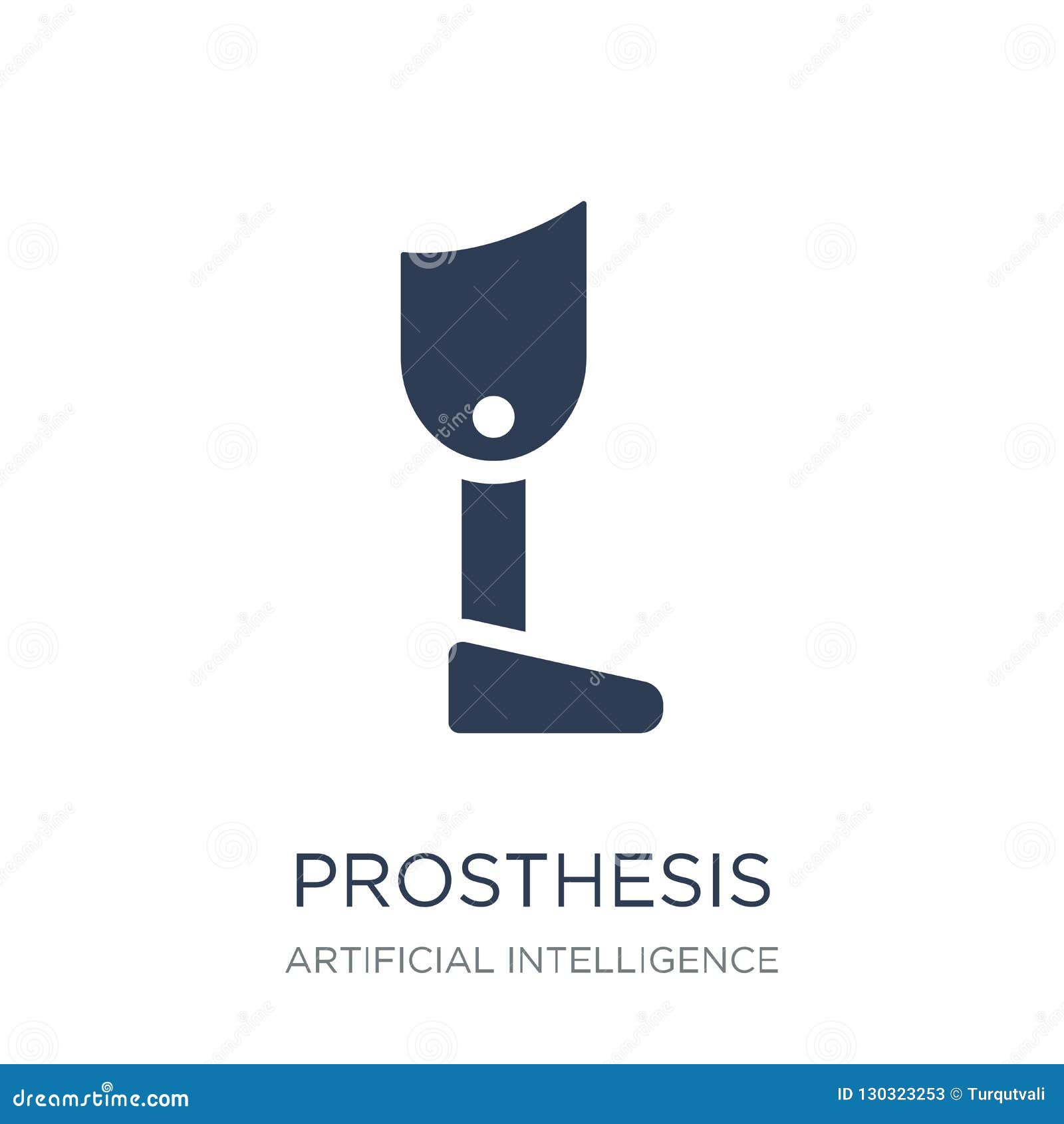 Prosthesis Icon. Trendy Flat Vector Prosthesis Icon on White Bac Stock ...